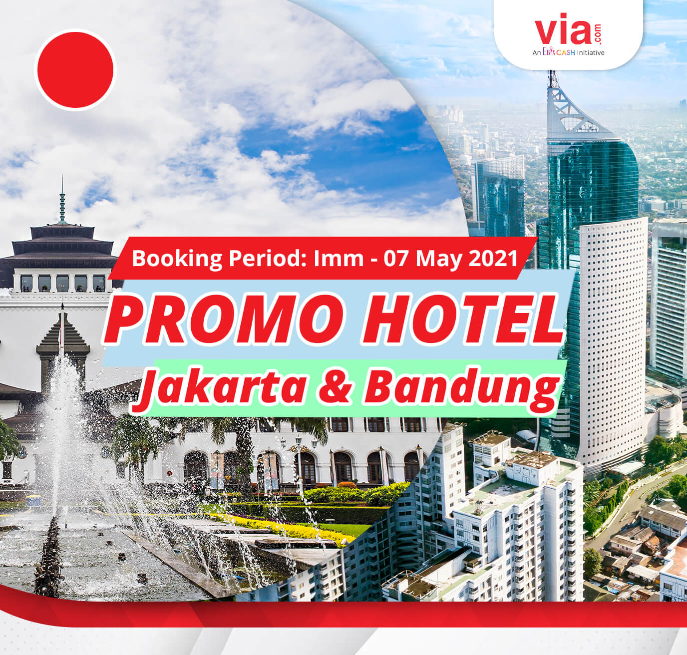 Promo Tiket Pesawat Termurah, Hotel, Kereta dan Paket Liburan di Via.com