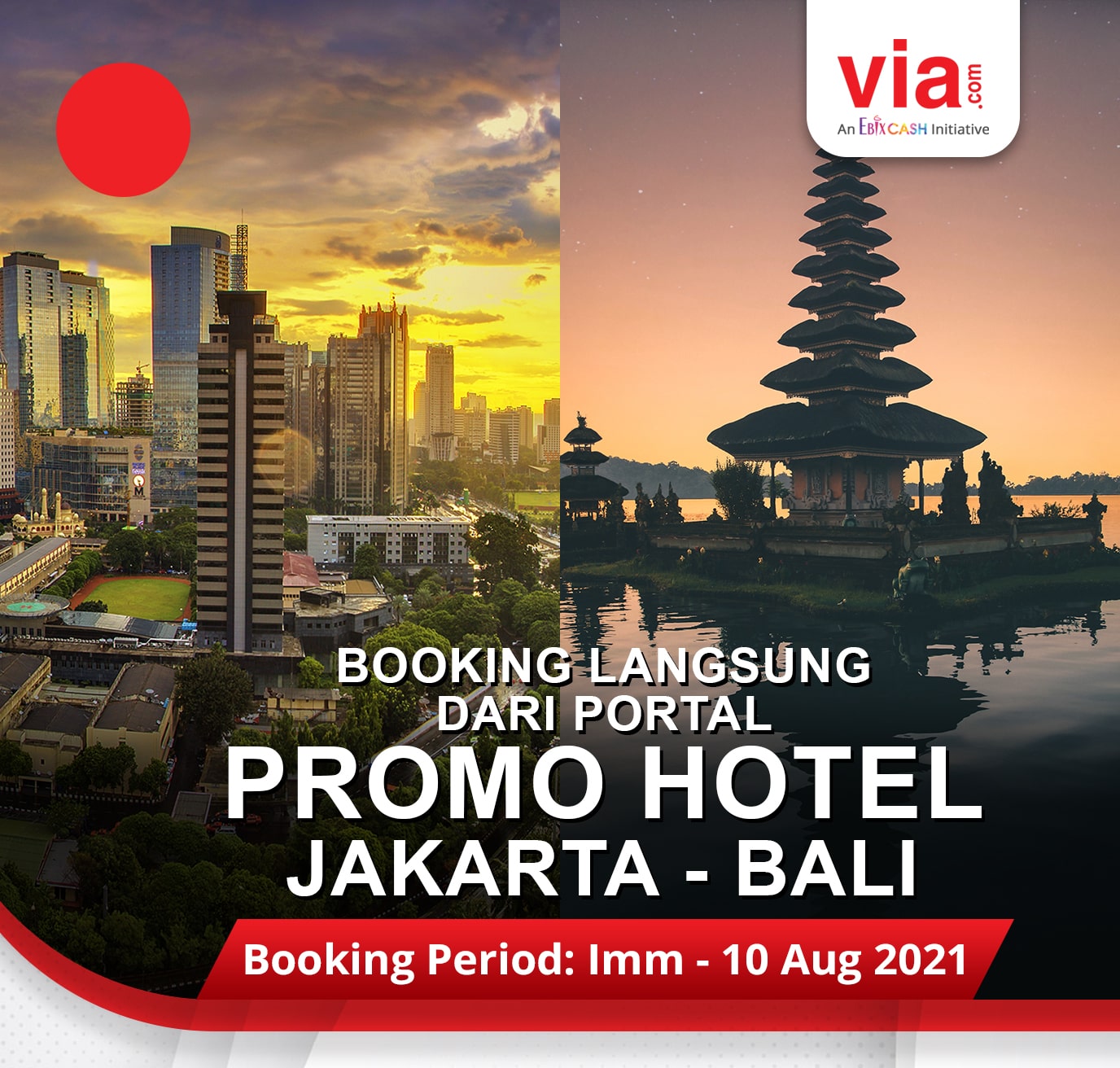 Promo Tiket Pesawat Termurah, Hotel, Kereta dan Paket Liburan di Via.com