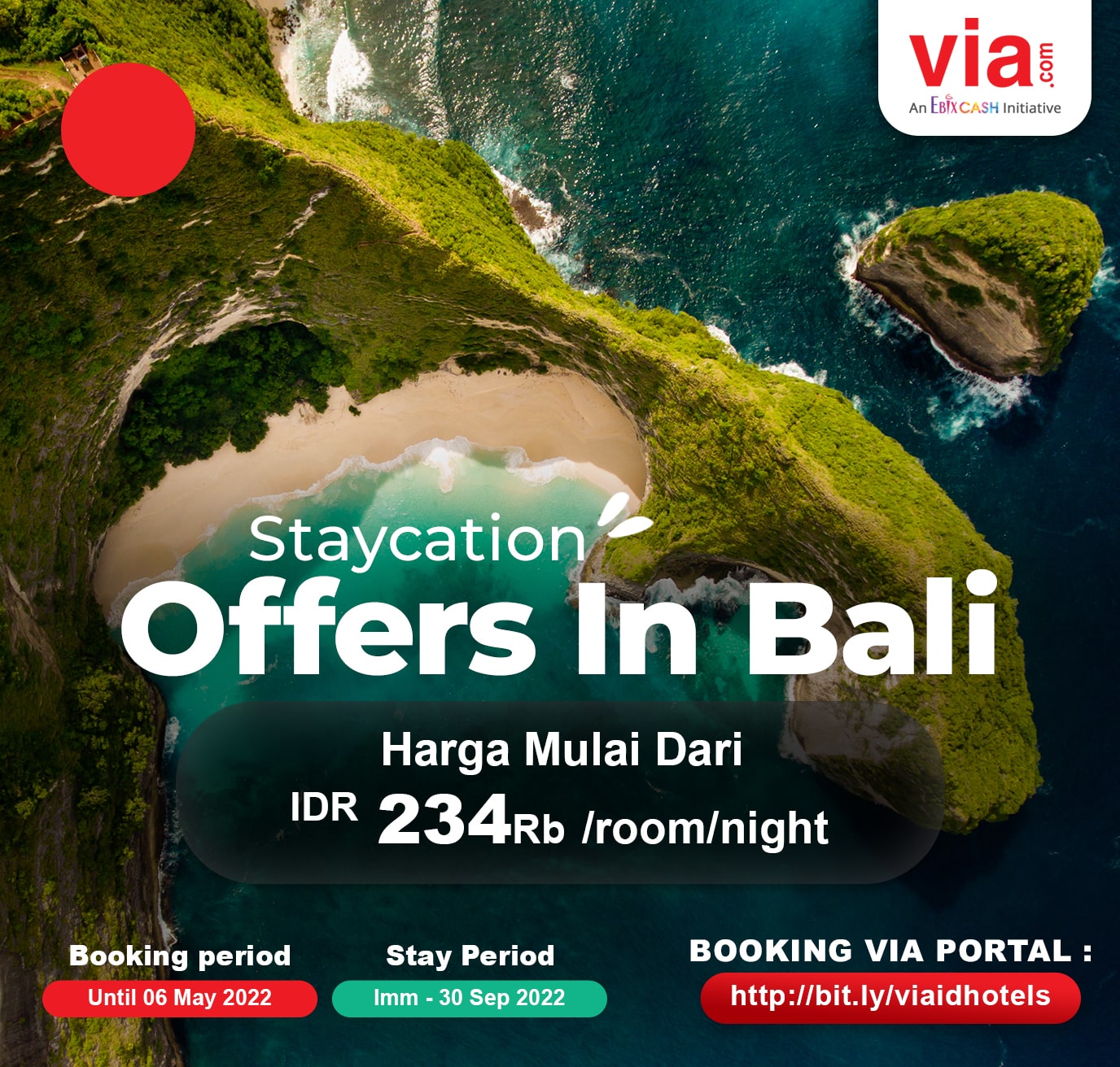 Promo Tiket Pesawat Termurah, Hotel, Kereta dan Paket Liburan di Via.com