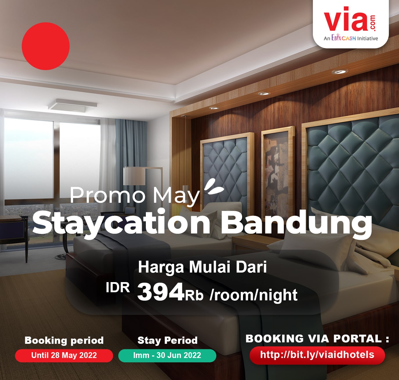 Promo Tiket Pesawat Termurah, Hotel, Kereta dan Paket Liburan di Via.com