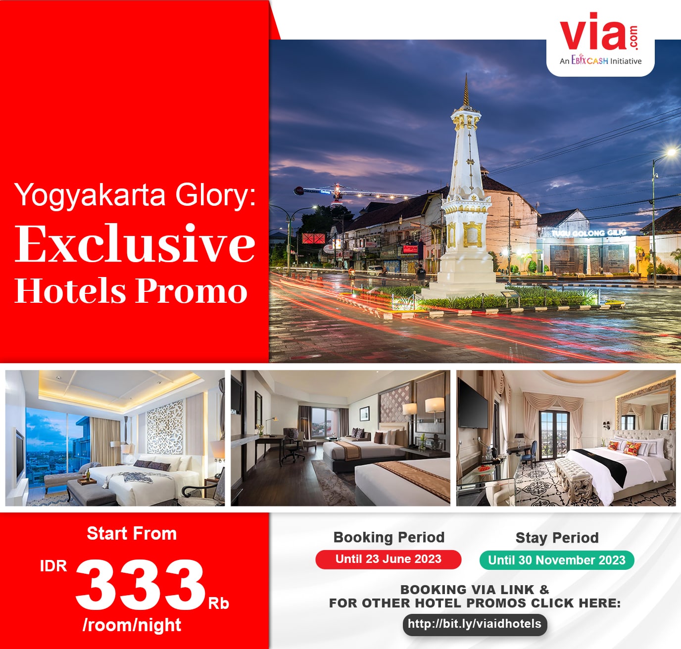 Promo Tiket Pesawat Termurah, Hotel, Kereta dan Paket Liburan di Via.com