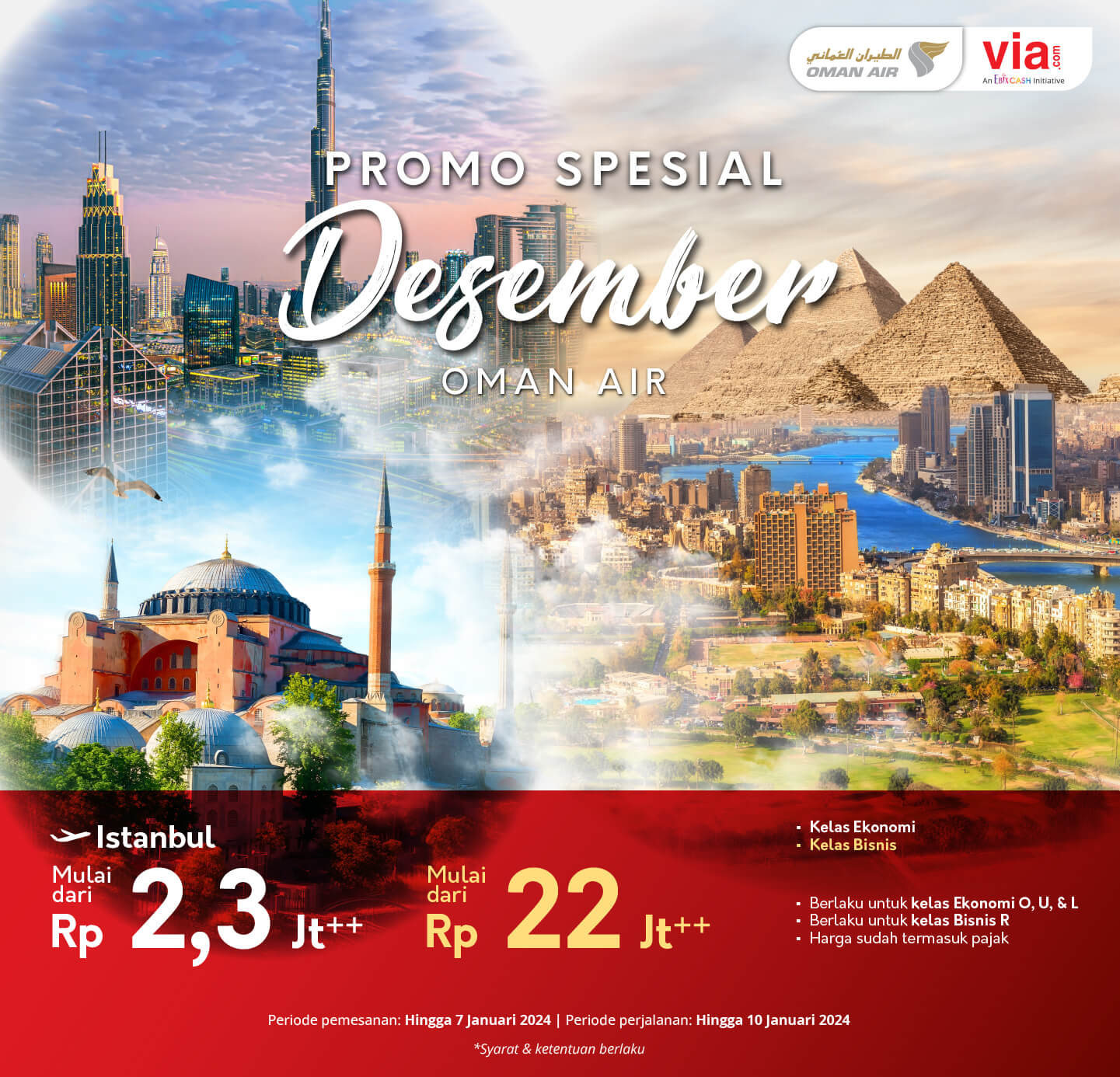 Promo Tiket Pesawat Termurah, Hotel, Kereta dan Paket Liburan di Via.com
