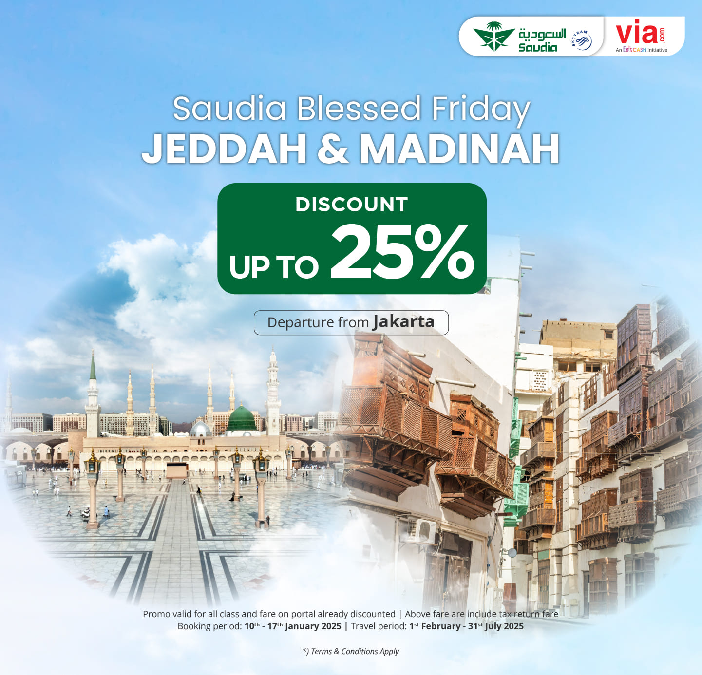 Promo Tiket Pesawat Termurah, Hotel, Kereta dan Paket Liburan di Via.com